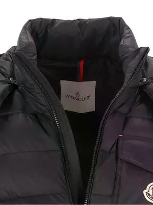 Moncler Verith Hooded Short Down Jacket - Black