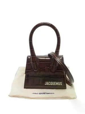 Jacquemus Le Chiquito Crocodile-embossed Handbag