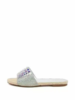 LE SILLA Gilda Crystal-embellished Slides