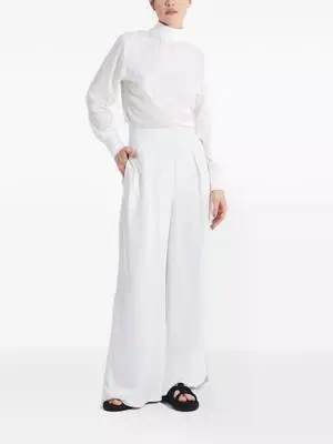 TESSITURA Wide-leg High-waisted Trousers