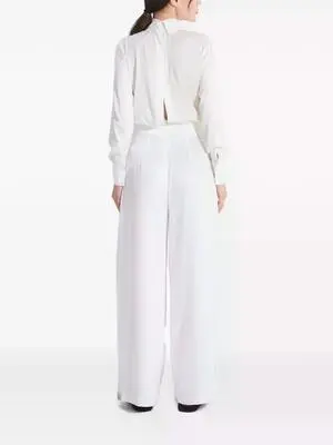 TESSITURA Wide-leg High-waisted Trousers