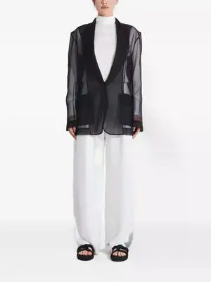 TESSITURA Wide-leg High-waisted Trousers