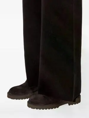 Max Mara Lace-up Suede Ankle Boots