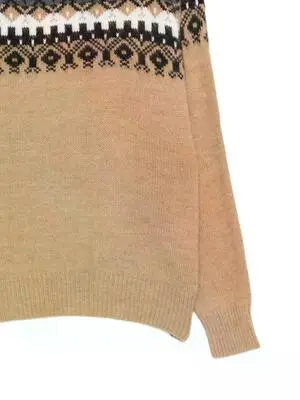 DANIELE ALESSANDRINI Fair Isle-knit Sweater
