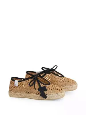 Kenzo Signature-logo Lace-up Flat Espadrilles