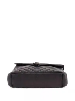 Saint Laurent Classic Monogram College Bag Matelasse Chevron Leather Medium Crossbody Bag