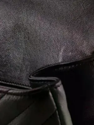 Saint Laurent Classic Monogram College Bag Matelasse Chevron Leather Medium Crossbody Bag