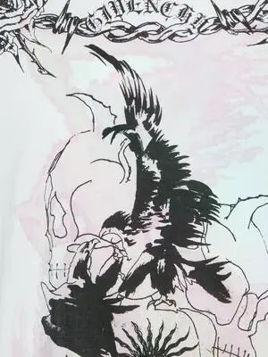 Givenchy Gothic-print Cotton T-shirt