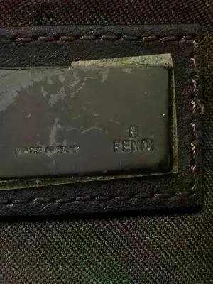 Fendi 2003 Small Zucchino Ff Buckle Handbag