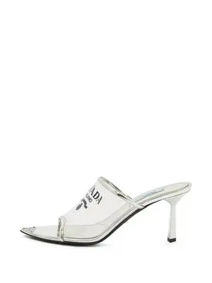 Prada Acrylic Glass Transparent Sandals
