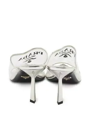 Prada Acrylic Glass Transparent Sandals