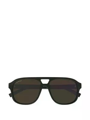 Gucci Pilot-frame Sunglasses - Black