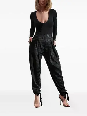 TESSITURA BODY COUTURE Tapered Adjustable-ankle Trousers
