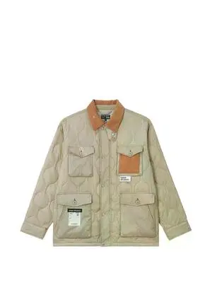 Izzue Quilted Corduroy-collar Jacket
