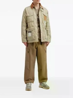 Izzue Quilted Corduroy-collar Jacket