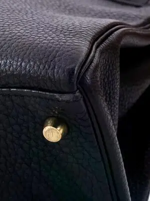 Hermès Kelly Handbag Noir Togo With Gold Hardware 28 Crossbody Bag - Black