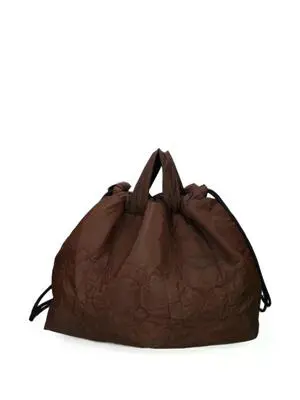 VIC MATIE Quilted Drawstring Tote Bag