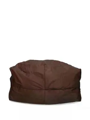 VIC MATIE Quilted Drawstring Tote Bag - Brown