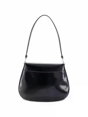 Prada Cleo Flap Shoulder Bag Spazzolato Leather Small Hobo Bag