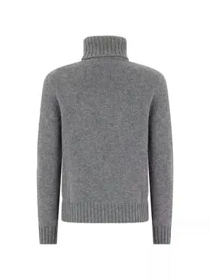 MOORER Nimraw-s3 Roll-neck Ribbed-trim Sweater