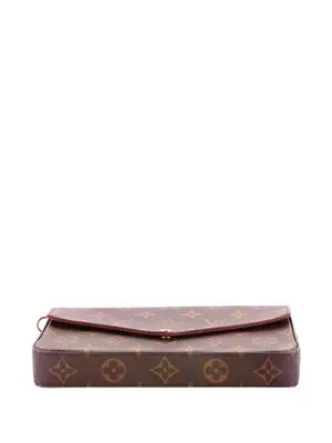 LOUIS VUITTON Felicie Pochette Monogram Canvas Crossbody Bag - Brown