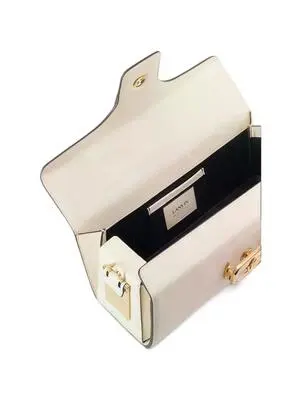 LANVIN Pencil Cat Leather Clutch Bag