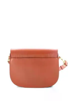Dior Bobby Flap Bag Leather Medium Crossbody Bag - Brown