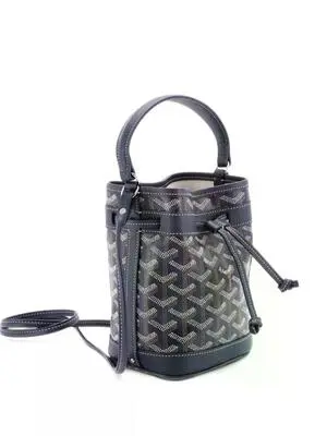 Goyard Petit Flot Coated Canvas Mini Bucket Bag