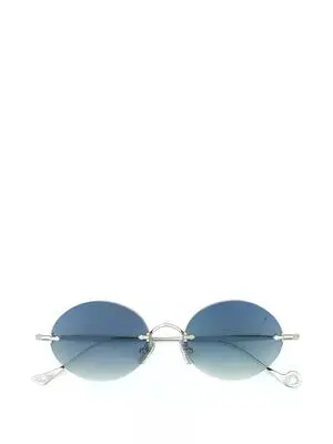 EYEPETIZER Wilmot Rimless Round-frame Sunglasses - Silver