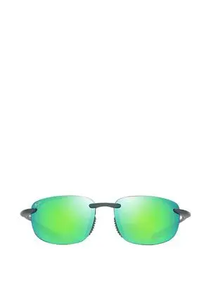 Maui Jim Ho'okipa Ultra Rectangle-frame Sunglasses - Green