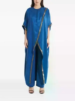 TESSITURA Embroidered-oversized Long-lenght Tunic