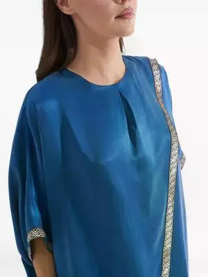 TESSITURA Embroidered-oversized Long-lenght Tunic