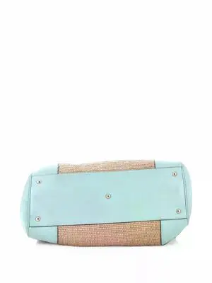 Gucci Bamboo Shopper Straw Large Tote Bag