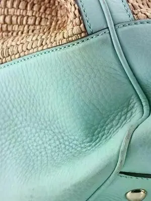 Gucci Bamboo Shopper Straw Large Tote Bag