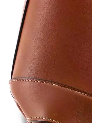 Celine Cuir Triomphe Leather Small Bucket Bag