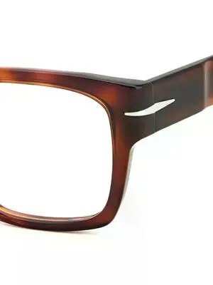 DB EYEWEAR BY DAVID BECKHAM Tortoiseshell-effect Square-frame Glasses