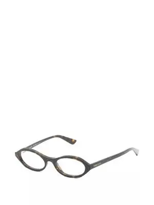 Alexander McQueen Oval-frame Glasses