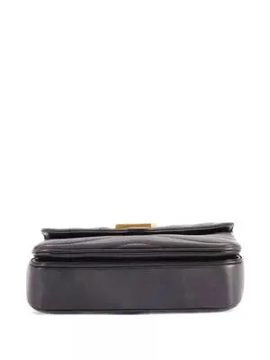 LOUIS VUITTON New Wave Chain Bag Nm Quilted Leather Pm Crossbody Bag - Black