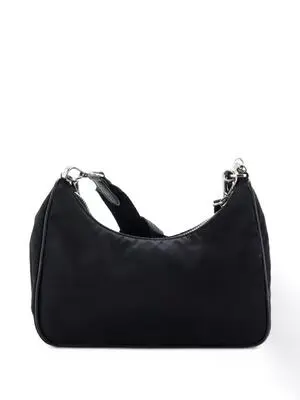 Prada Re-edition 2005 Shoulder Bag Tessuto Small Crossbody Bag - Black