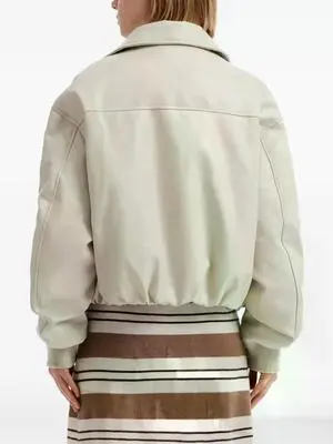 Izzue Logo-patch Zip-up Bomber Jacket