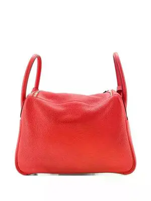 Hermès Lindy Bag Clemence 30 Shoulder Bag - Red