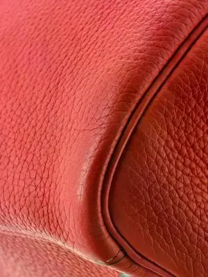 Hermès Lindy Bag Clemence 30 Shoulder Bag - Red