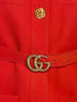 Gucci 2020 Sleeveless Belted Mini Dress