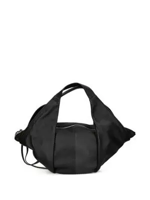 VIC MATIE Grained Leather Draped Tote Bag