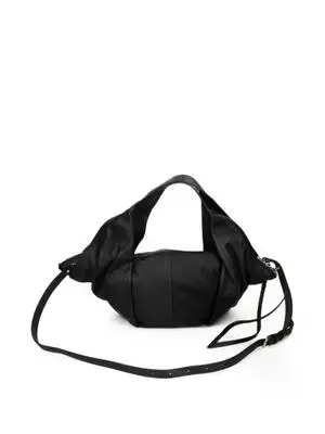 VIC MATIE Grained Leather Draped Tote Bag