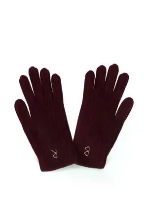 Ruslan Baginskiy Embroidered-detail Gloves - Red