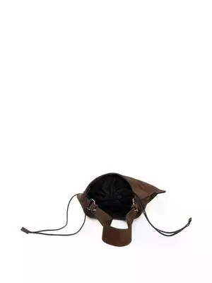 VIC MATIE Boho Stud-embellished Suede Shoulder Bag