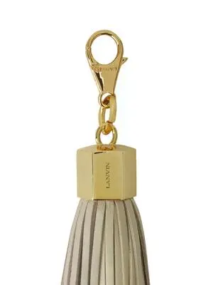 LANVIN Tassel Leather Bag Charm