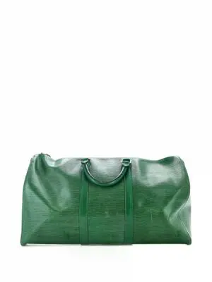 LOUIS VUITTON Keepall Bag Epi Leather 50 Travel Bag