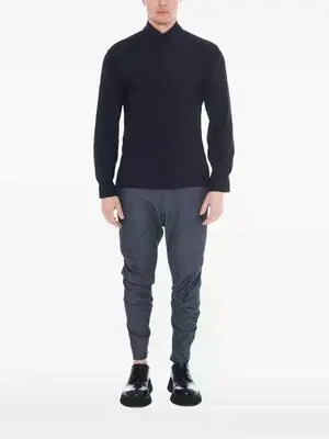 TESSITURA BODY COUTURE Button-fastening Long-sleeve Shirt - Black